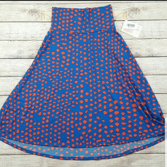LuLaRoe | Skirts | Lularoe Azure Skirt Xs Nwt | Poshmark